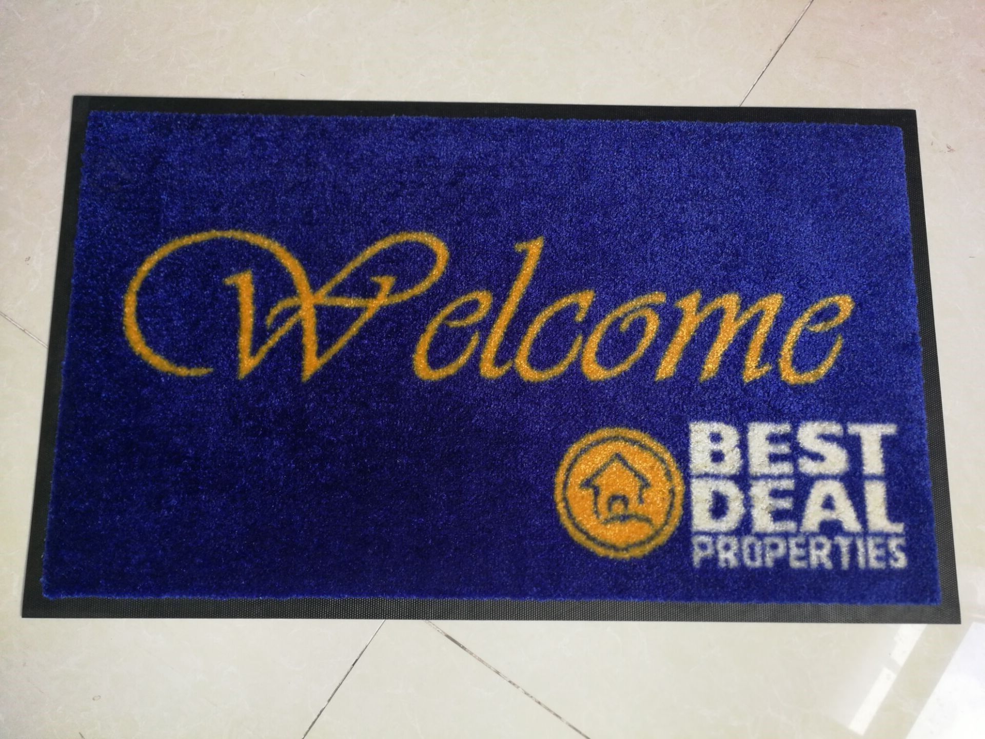 Bulk Buy China Wholesale Custom Company Logo Door Mat Anti Slip Welcome ...