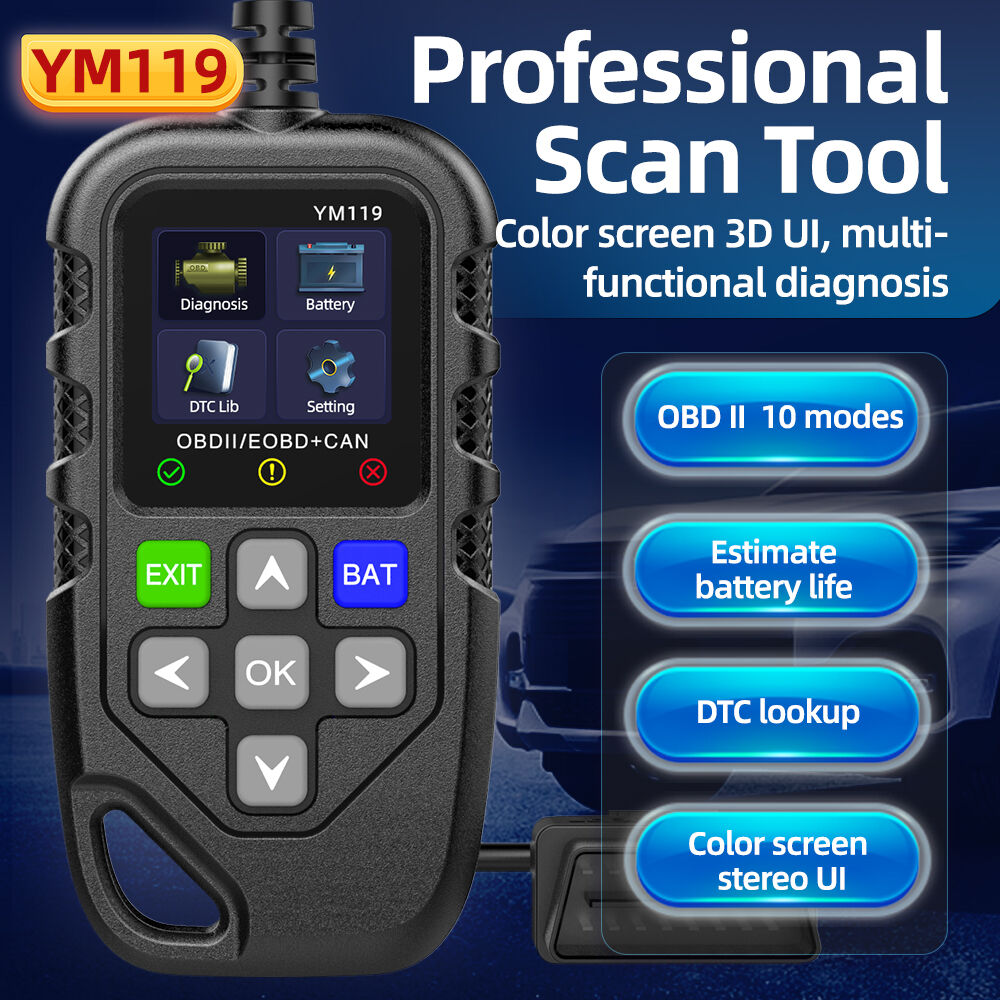 Automotive Code Scanner Obd2 Car Diagnostic Tools 1.77 Inch Engine ...