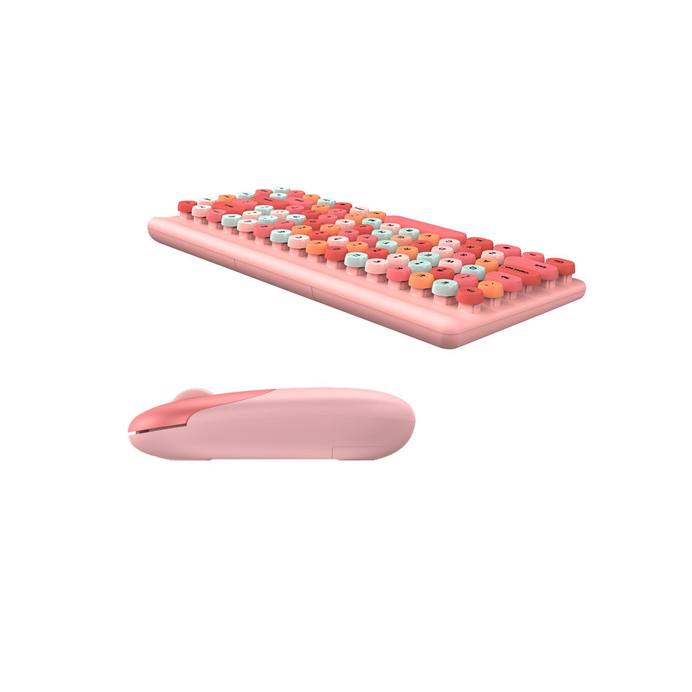 Wholesale New Products Model Qw02 Colorful Round Keycap Office Keyboard ...