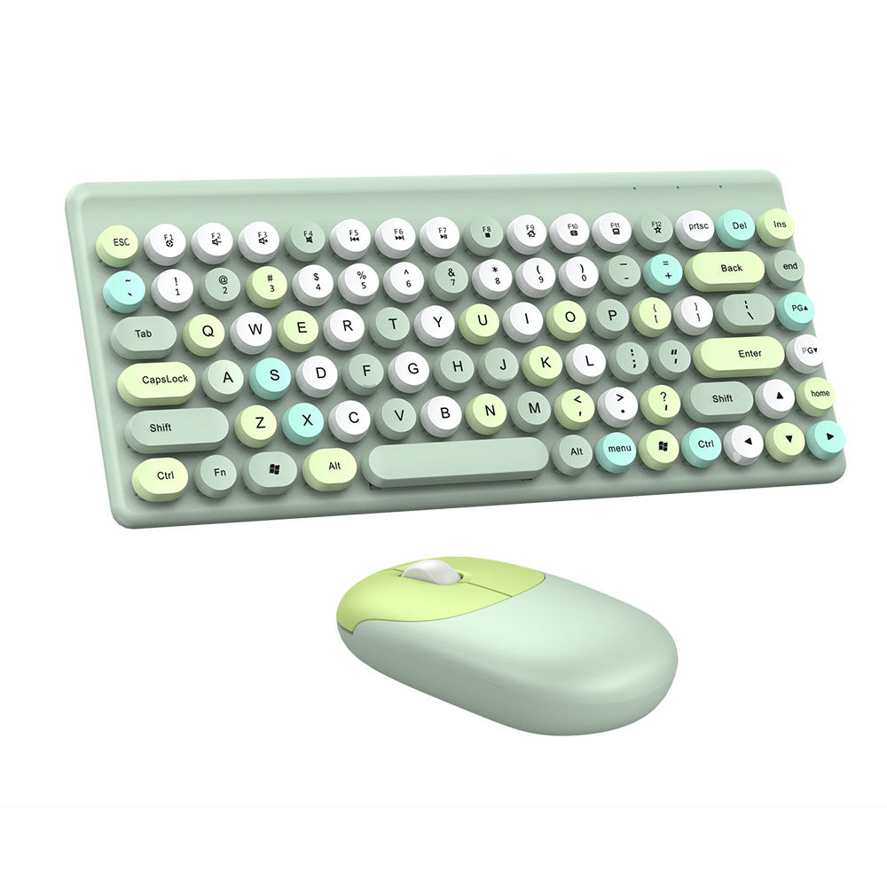 Wholesale New Products Model Qw02 Colorful Round Keycap Office Keyboard ...