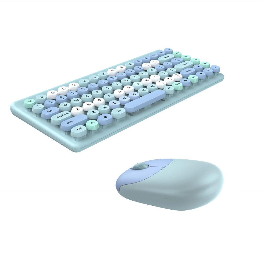 Wholesale New Products Model Qw02 Colorful Round Keycap Office Keyboard ...