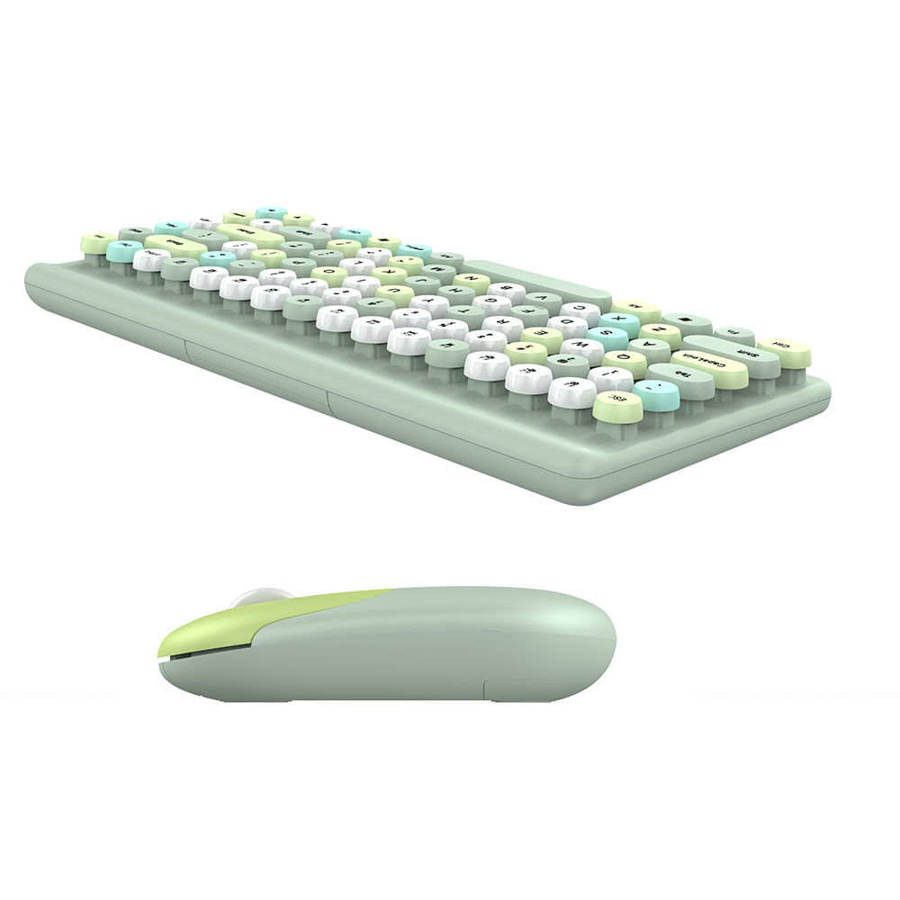 Wholesale New Products Model Qw02 Colorful Round Keycap Office Keyboard ...