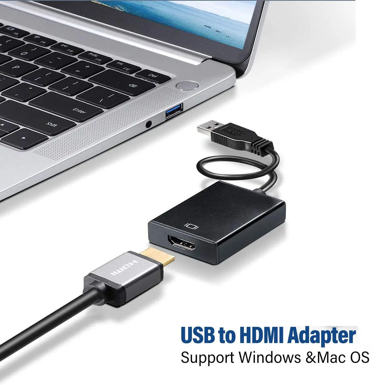 Usb To Hdmi Adapter Usb 3.0/2.0 To Hdmi Cable Multi-display Video ...