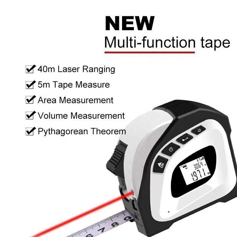 Buy China Wholesale 2 In 1 Laser Range Digital Tape Measure Digital ...
