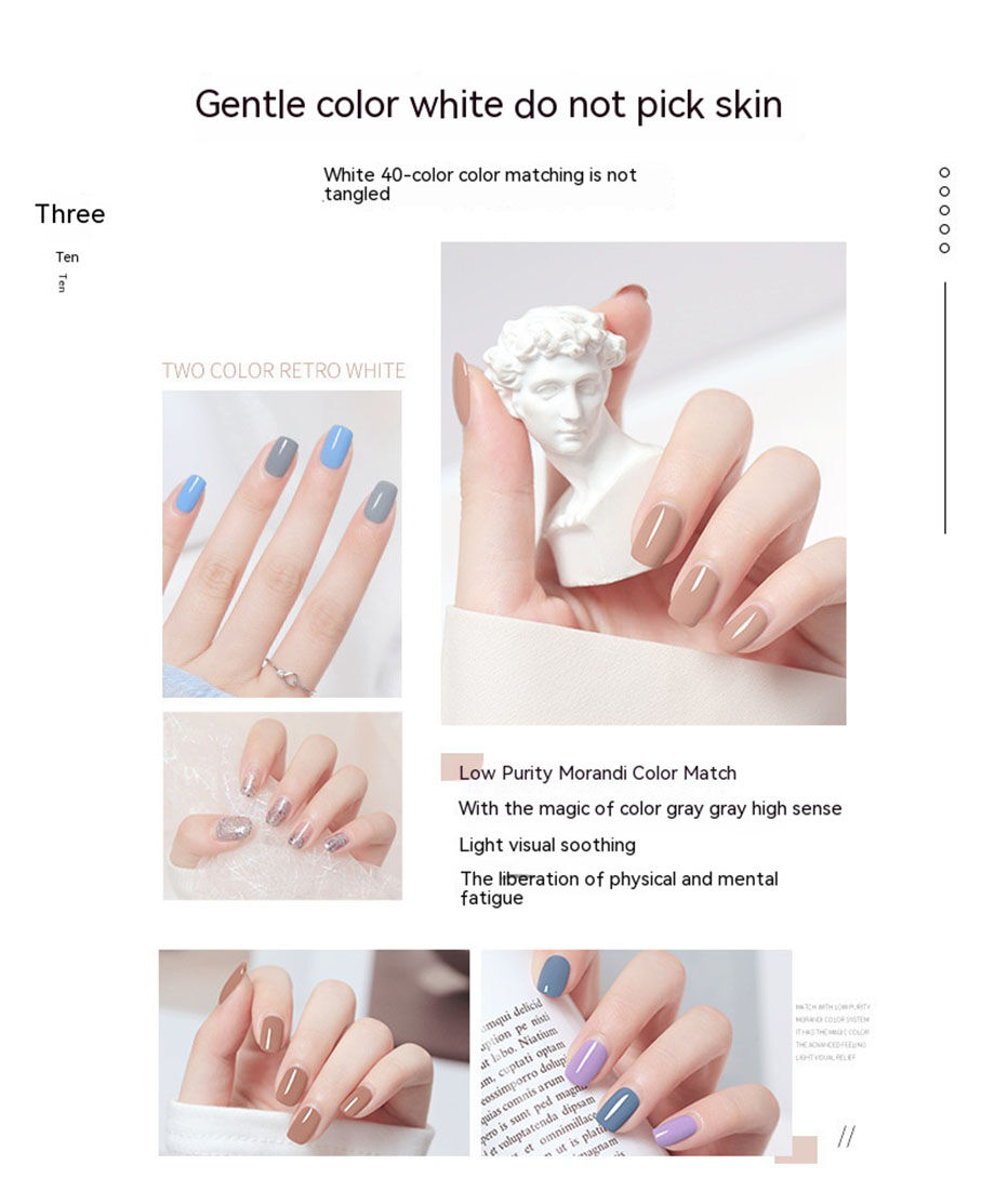 The New Style Of Nail Polish Non-baking Fast-drying Tearing Pulling ...