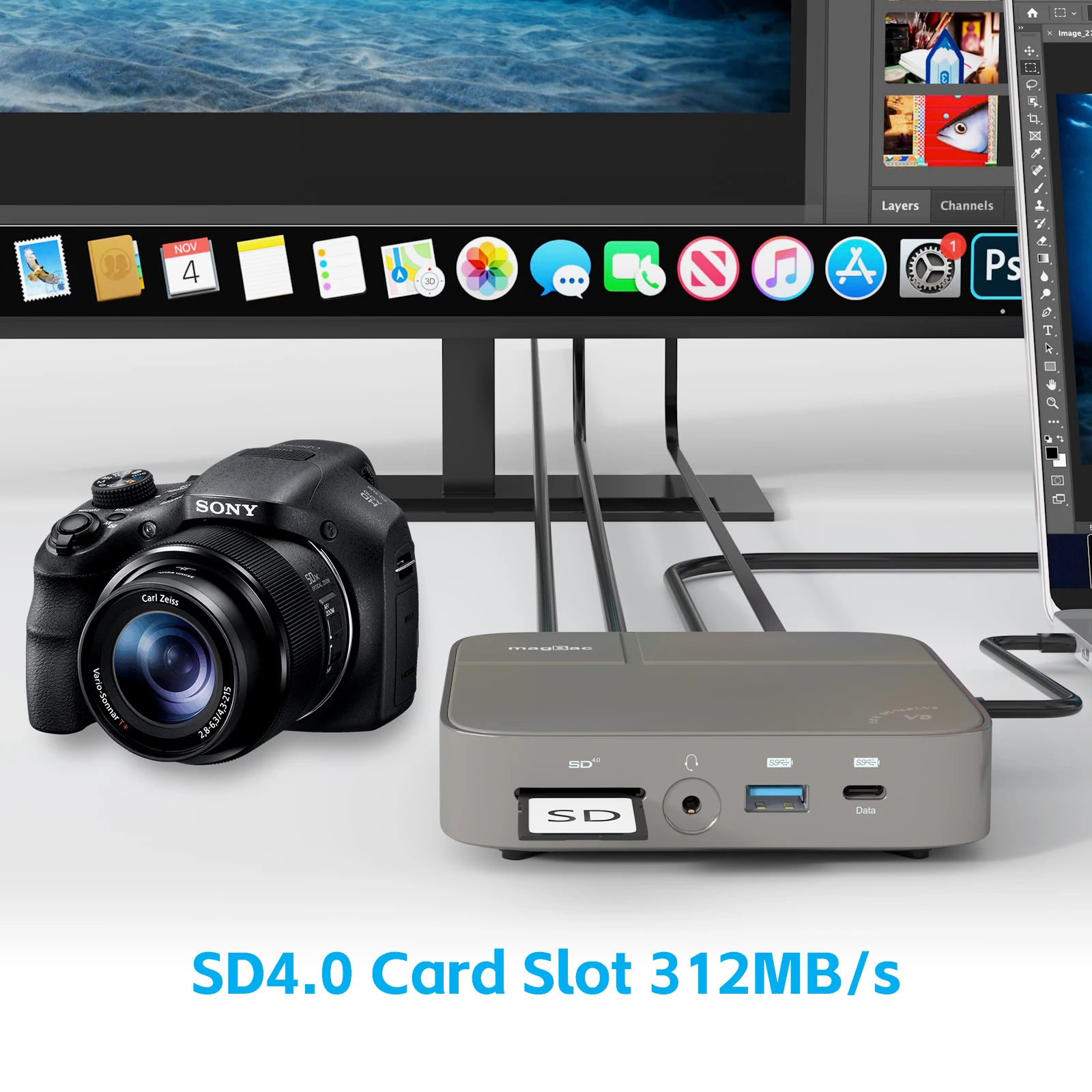 8k 30hz Usb C Docking Station Rj45 Dual Monitor 4k 60hz Dual Hdmi Sd ...