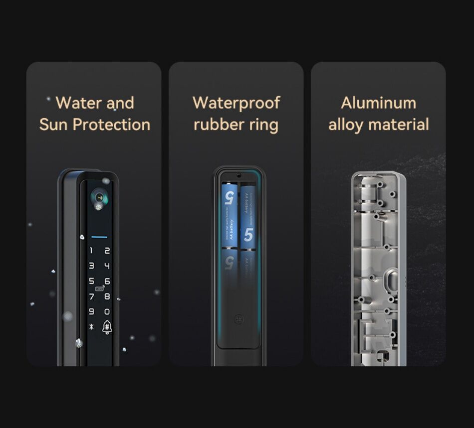 Sinovo Smart Lock Sliding Glass Door Tuya App Wifi Fingerprint ...