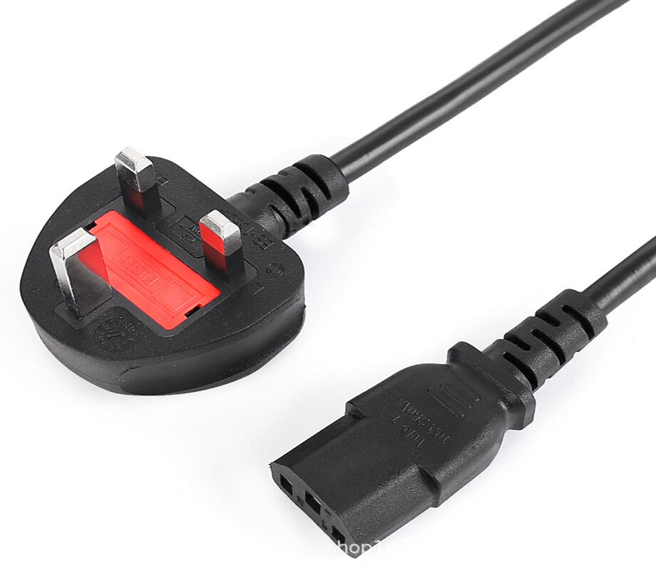Buy Wholesale China British Uk Mains 3 Pin Plug Computer Power Cable ...