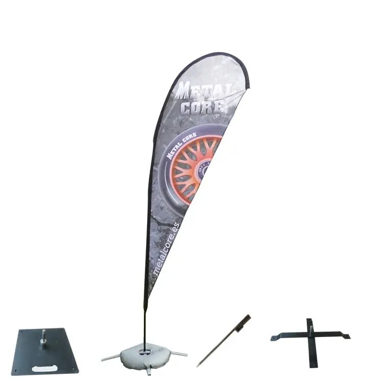 Beach Flag Banner Exhibition Tear Drop Flag Promotional Flag - Expore ...