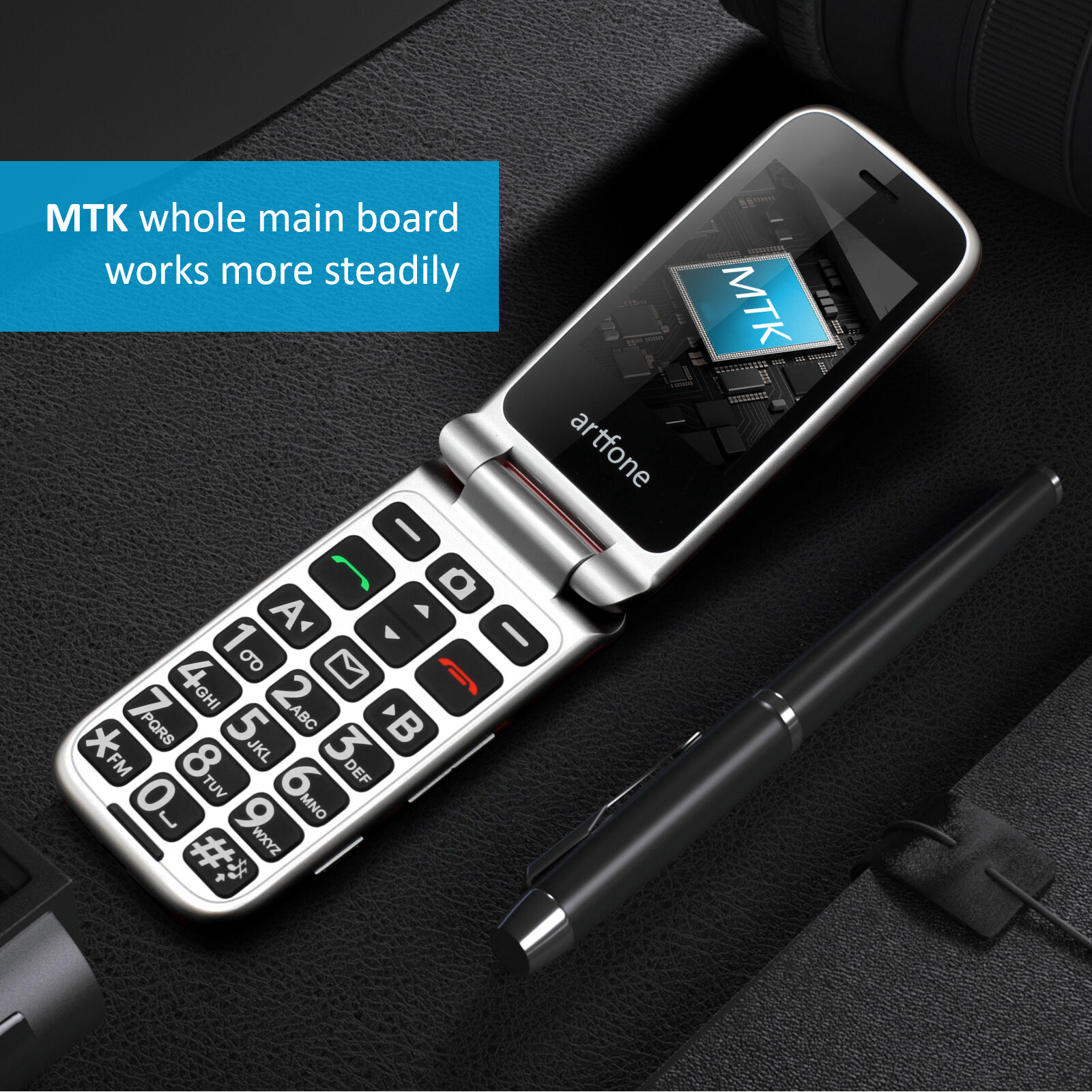 Artfone Manufacturer Senior Folding Phone Flip Mobile Phones Cell Phone ...