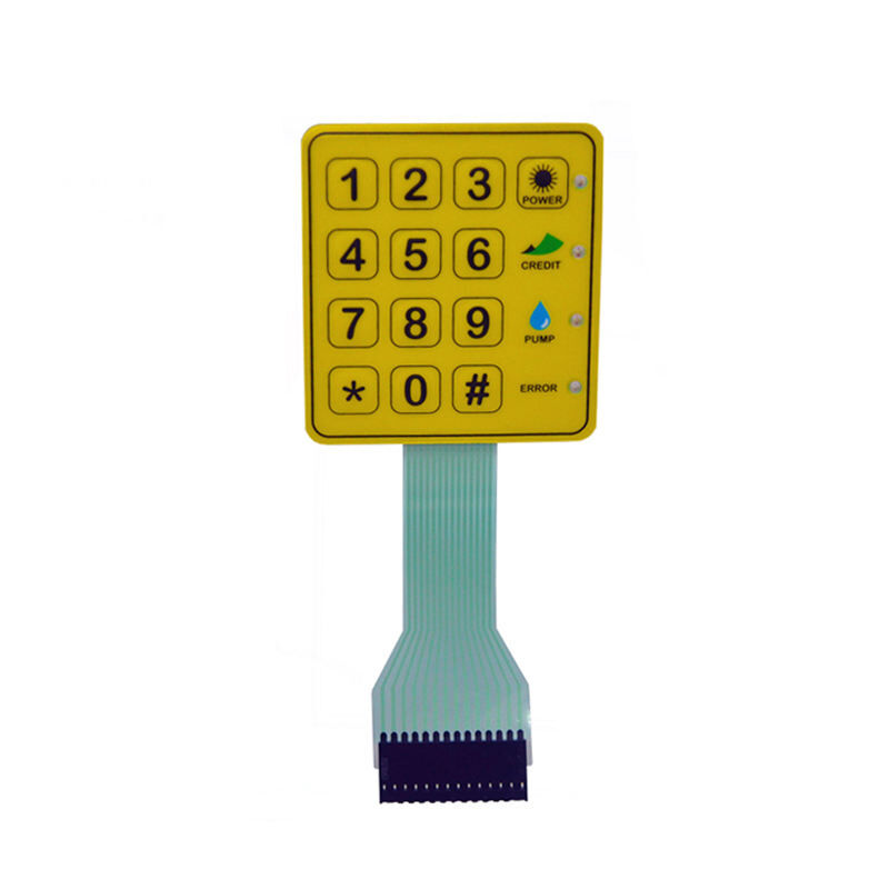 New Arrival Matrix Array 16 Key Metal Dome Touch Film Switch Keyboard ...