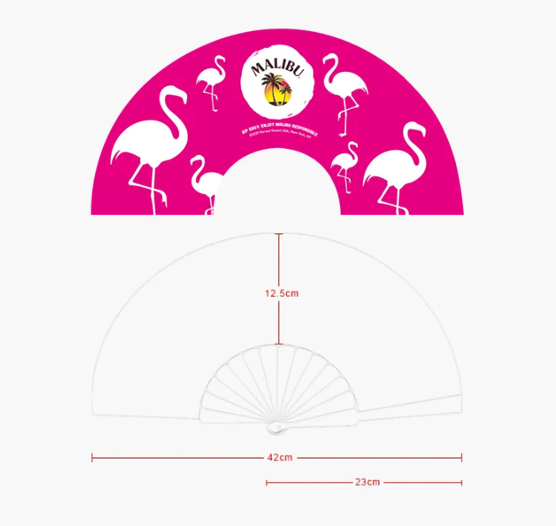 Custom Promotional Folding Hand Fans Plastic Handle - Expore China ...