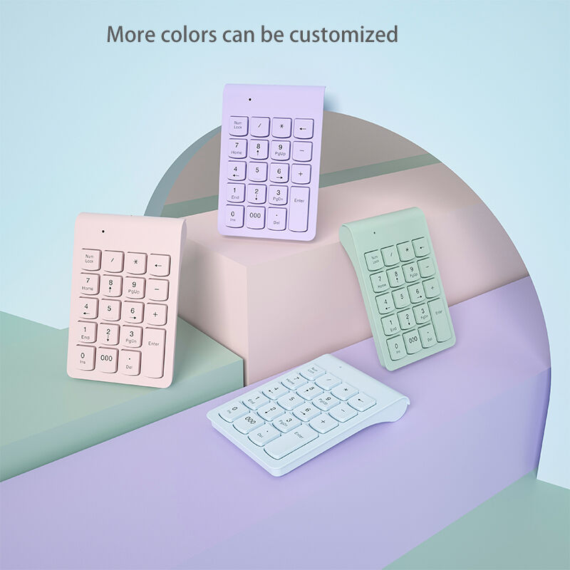 Wireless Numeric Keypad 19 Keys Digital Keyboard For Accounting Teller ...