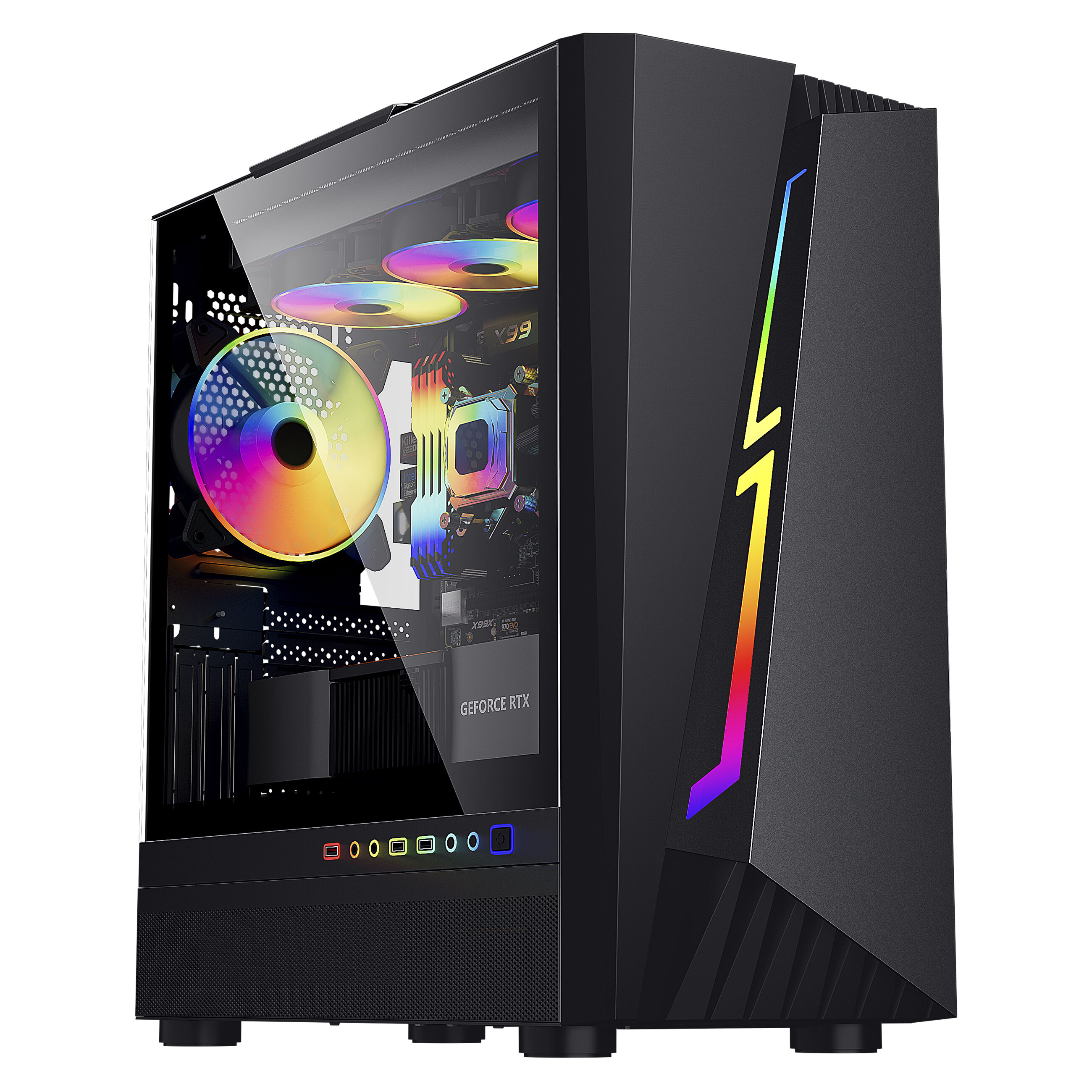 Factory Direct High Quality China Wholesale Tempered Glass Atx Computer ...