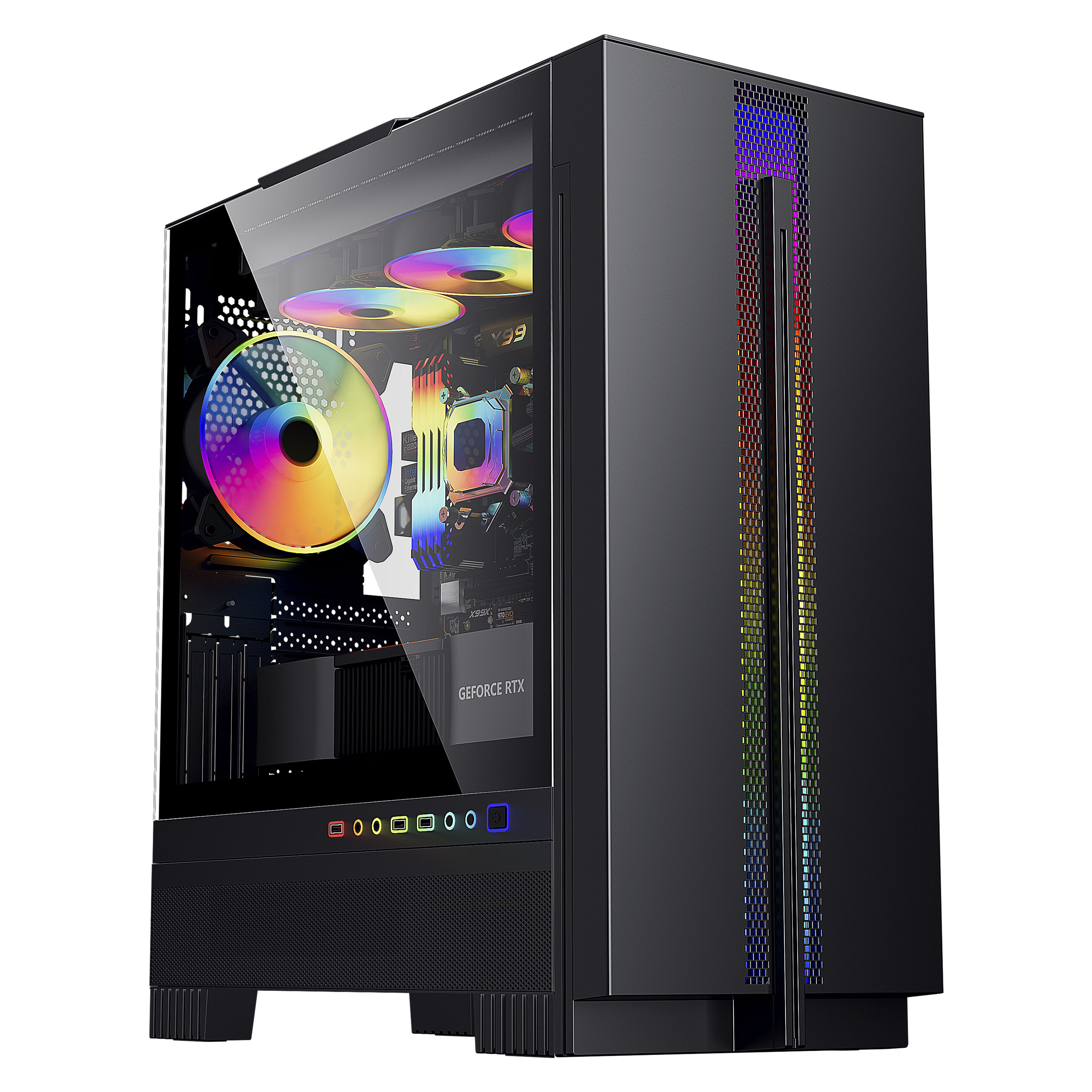 Factory Direct High Quality China Wholesale Tempered Glass Atx Computer ...