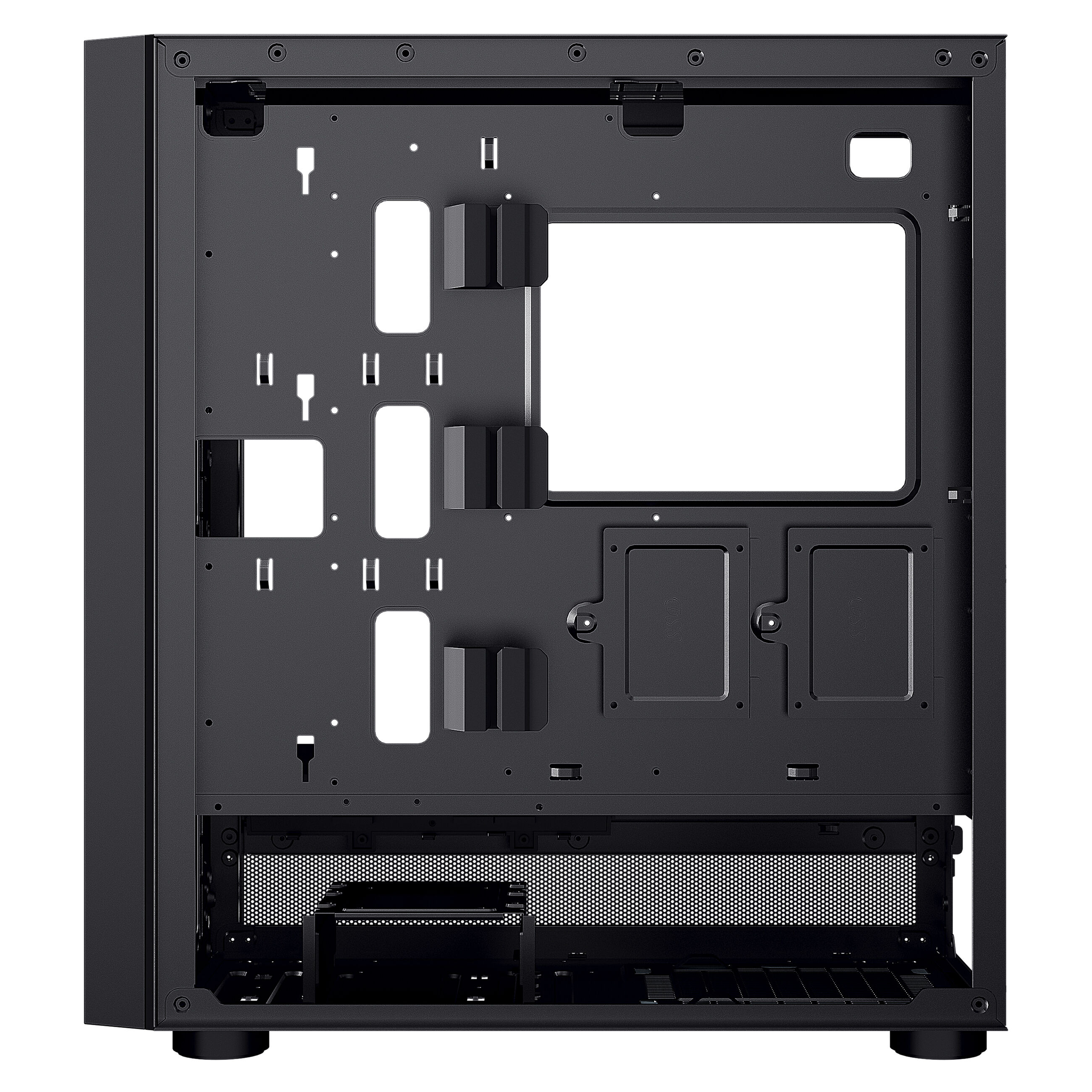 Factory Direct High Quality China Wholesale Tempered Glass Atx Computer ...