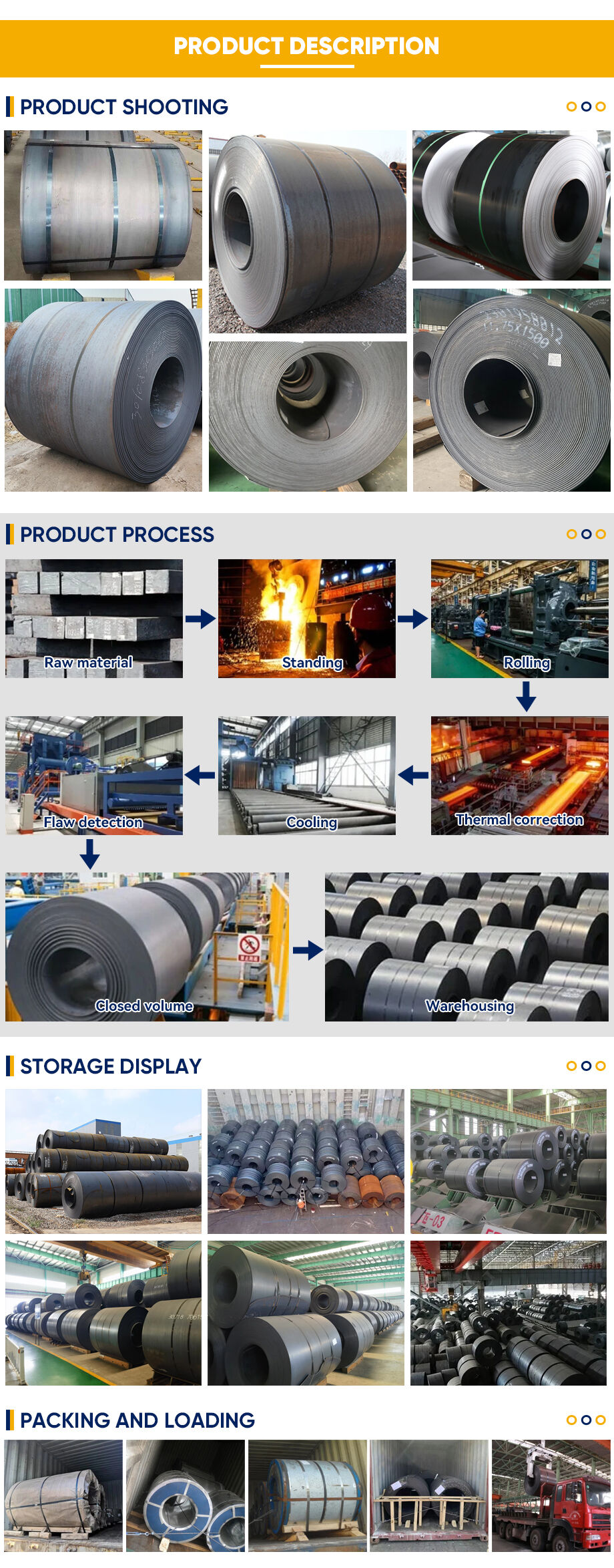 Hr / Hot Rolled Ms Steel Coil Ss400 A36 Q235b S235jr Carbon Steel Coil ...