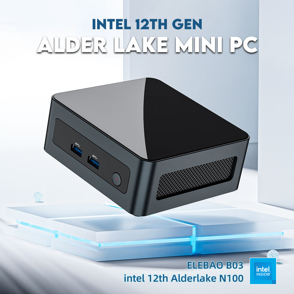 Elebao B03 12th Gen Mini Pc N95 Ddr4 32gb 2.4/5g Wifi Bt4.2 Dual 4k Display 4usb Gigabit ...