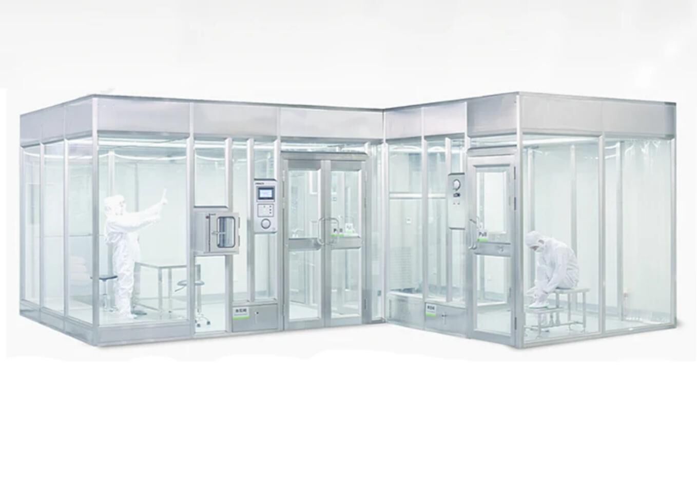 Prefabricated Modular Clean Room Class 100 Portable Clean Booth ...