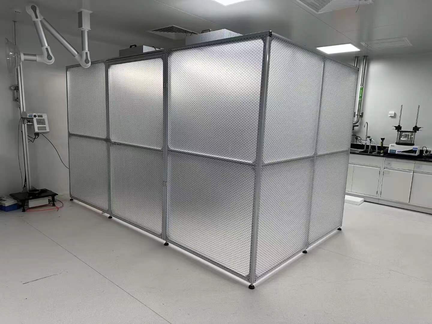Prefabricated Modular Clean Room Class 100 Portable Clean Booth ...