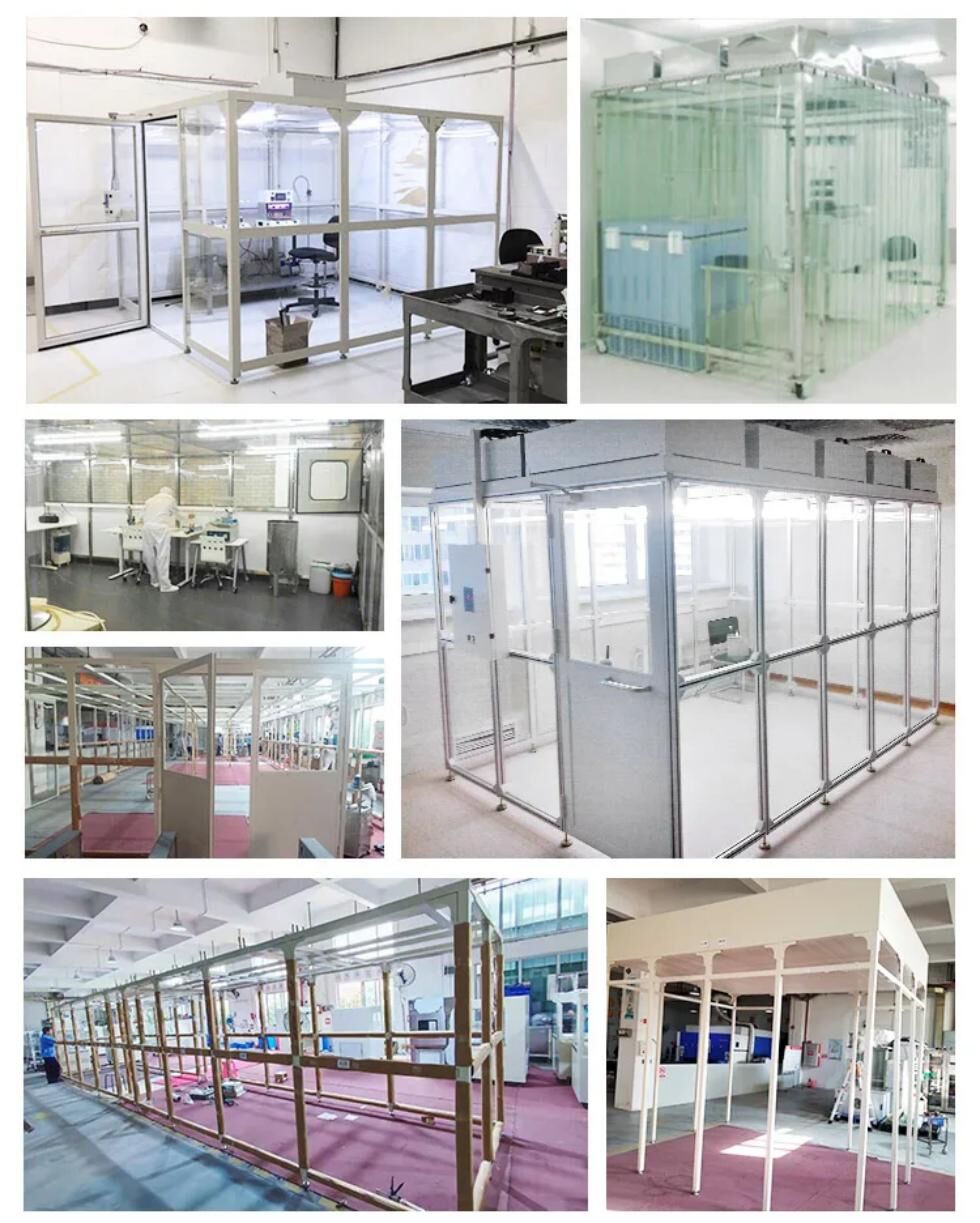 Prefabricated Modular Clean Room Class 100 Portable Clean Booth ...