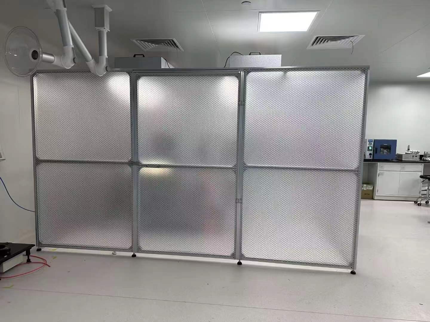 Prefabricated Modular Clean Room Class 100 Portable Clean Booth ...