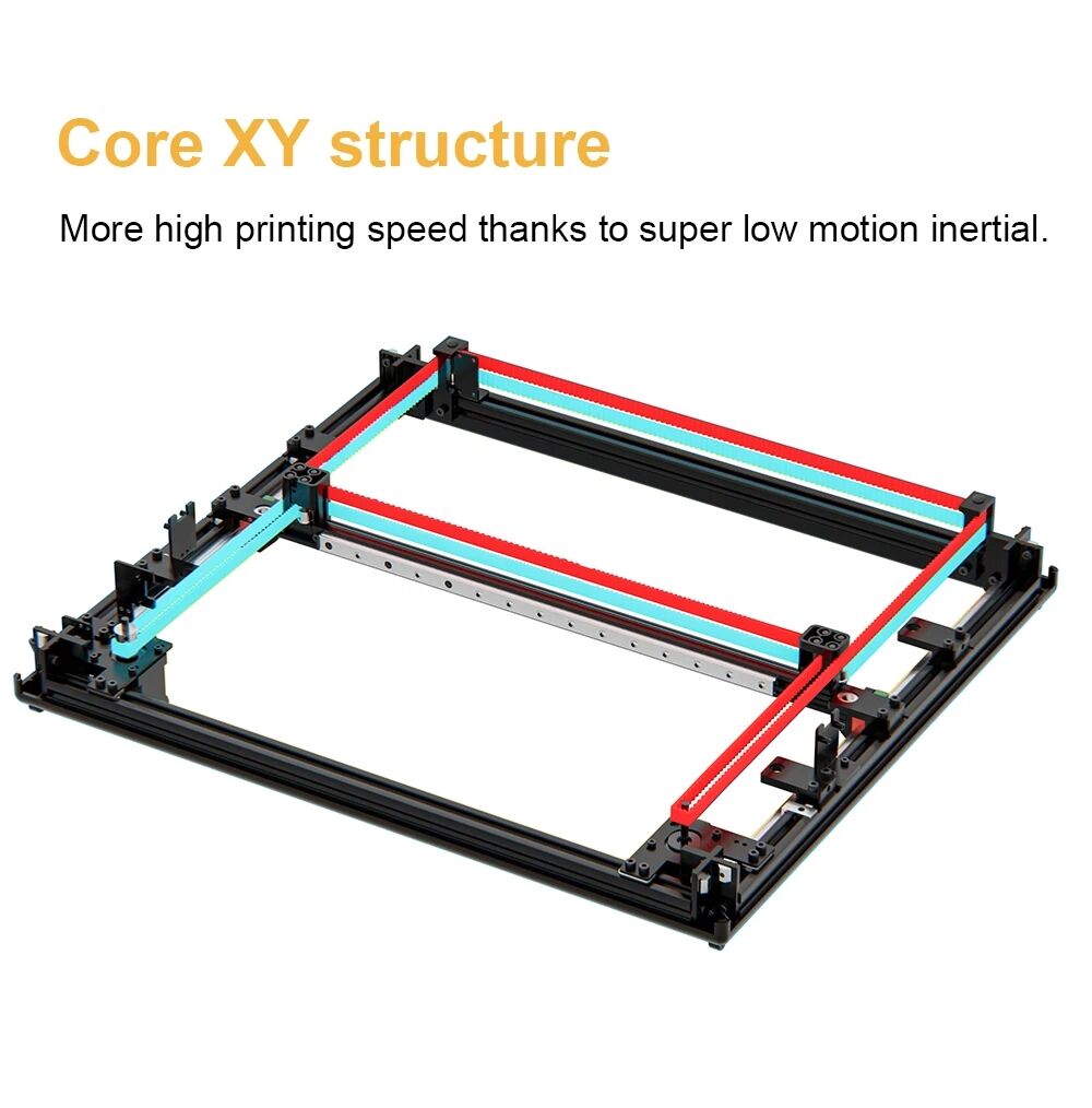 Fast Multicolor Printing 3d Printer Core Xy Motion Metal Machine Direct ...