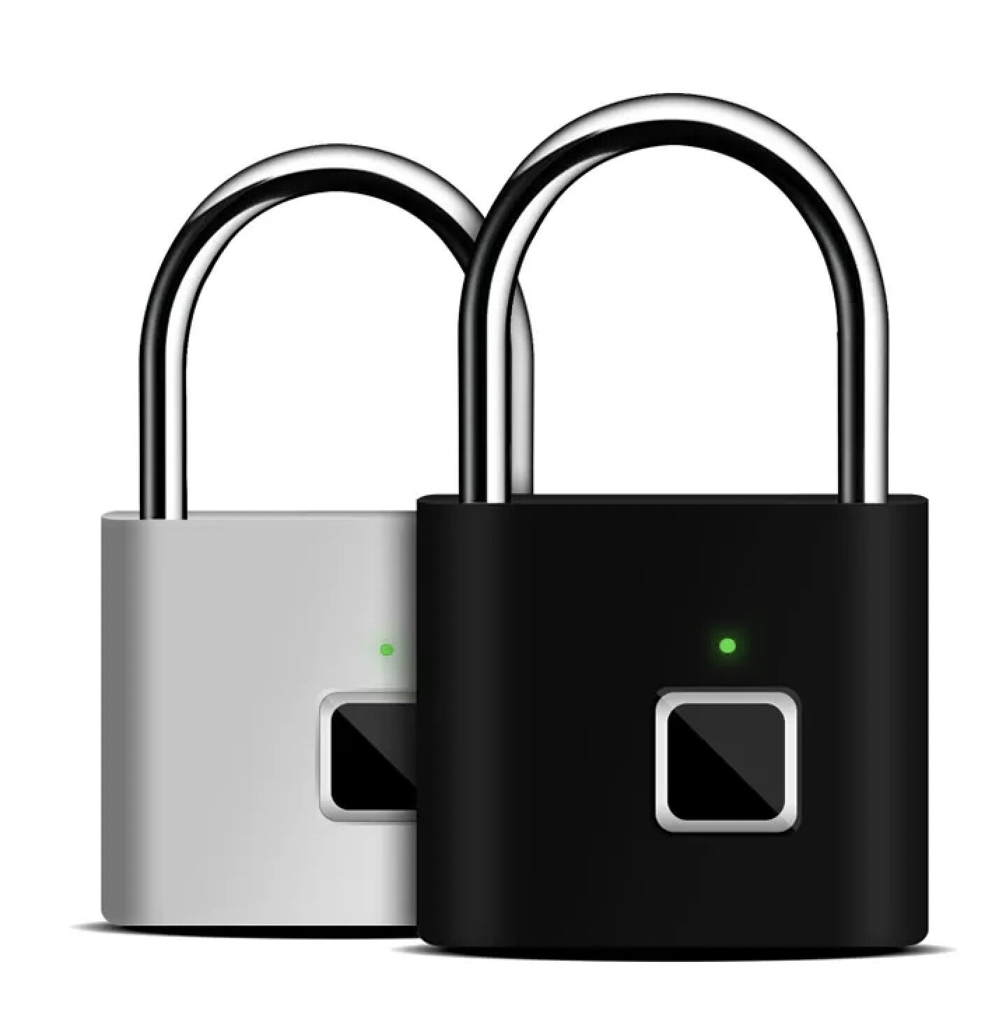 Smart Waterproof Locker Keyless Thumbprint Gym Lock Black Silver Color ...