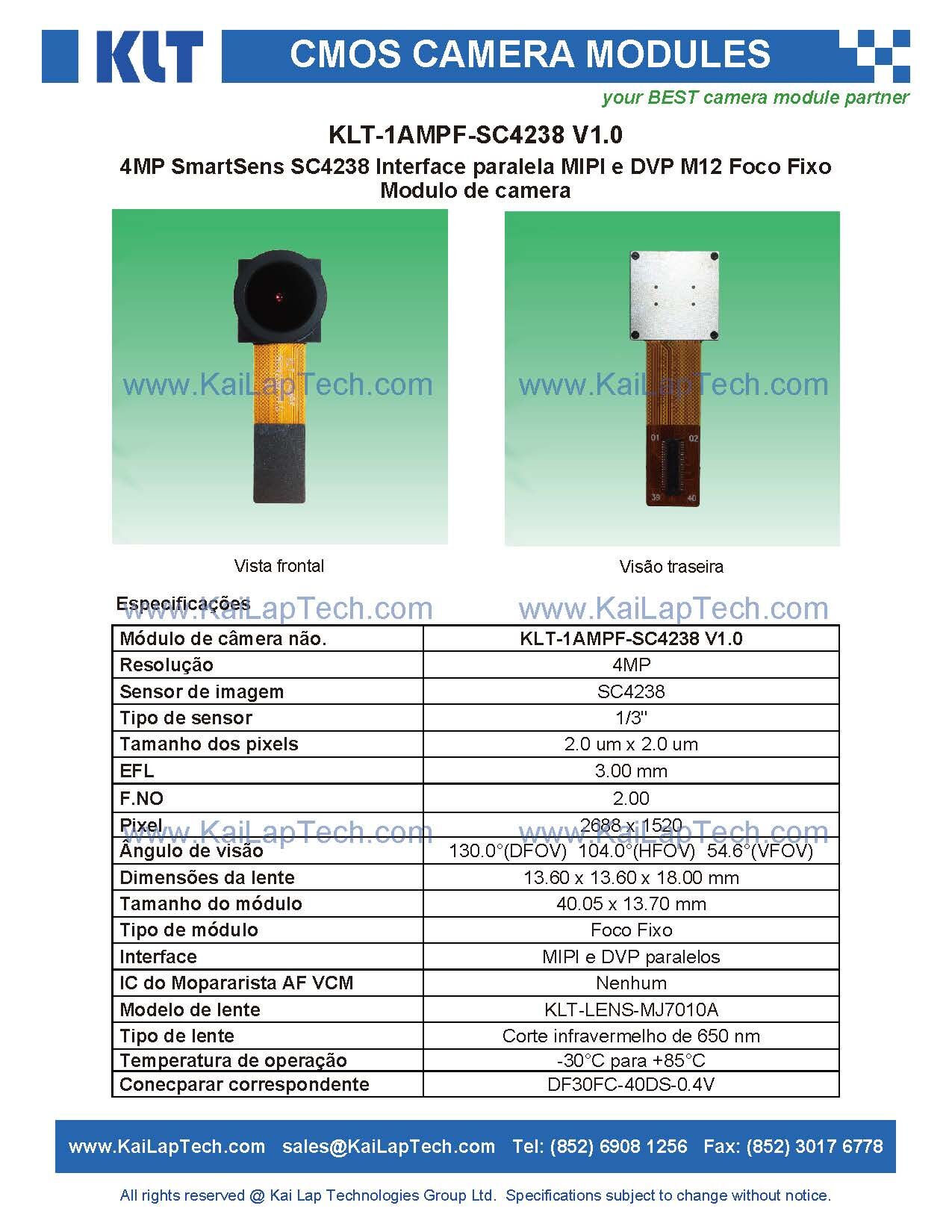 Buy Wholesale Hong Kong SAR Klt-1ampf-sc4238 V1.0 4mp Sc4238 Interface ...