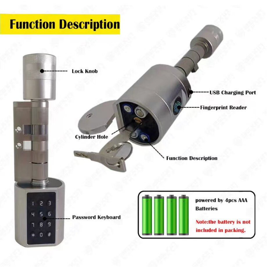 Sinovotec Smart Home Fingerprint Door Lock Keyless Door Lock Electronic ...