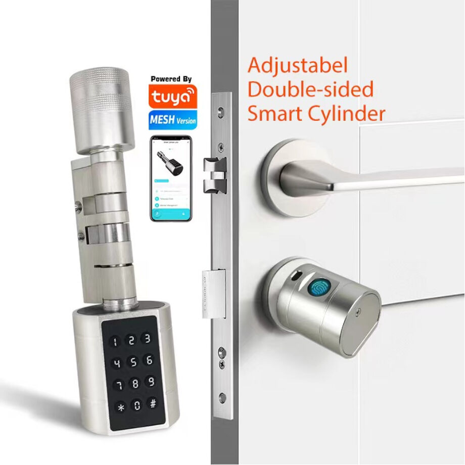 Sinovo Euro Cylinder Door Lock Tuya App Adjustable Cylinder Size ...