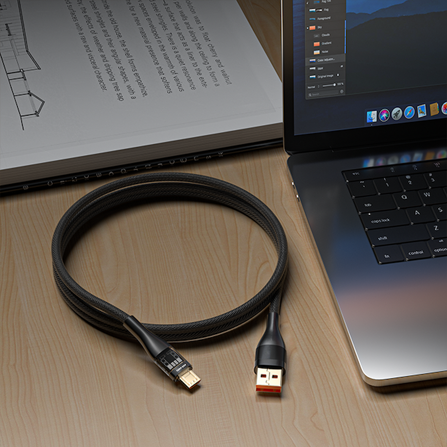 Factory Direct High Quality Type C To Ip Port Data Cable With Lights ...