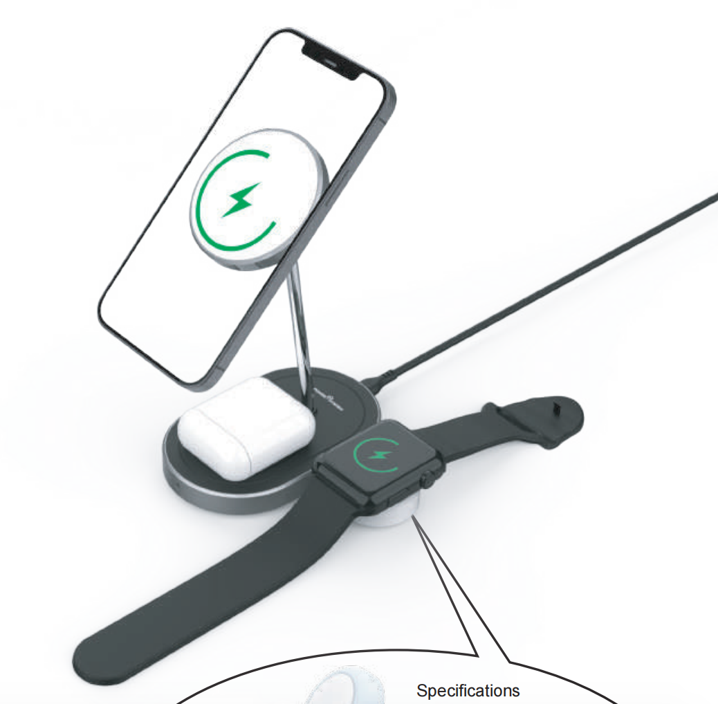 Bulk Buy China Wholesale Wireless Charging Station With Qi2, Abs + Pc ...