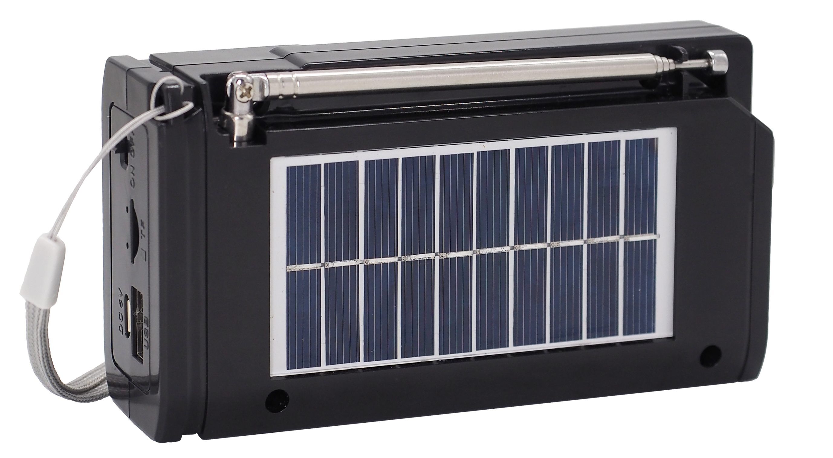 Twk01 Mini Wireless Portable Radio With Solar Panel Led Torch Light ...