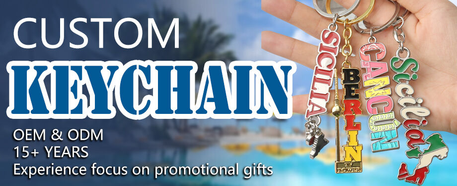 Factory Wholesale Custom Metal Key Chain 2d 3d Company Logo Letter ...