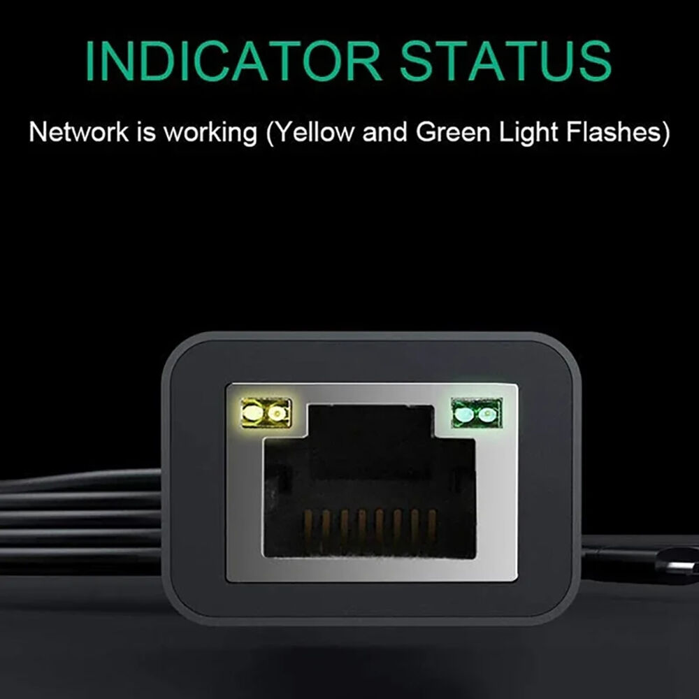 Tv Ethernet Adapter Tv 4k Stick Usb-c To Rj45 Lan Network Adapter With ...