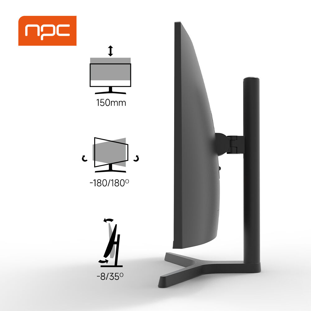 Aiwa /npc Brand Supplier 34 Inch Monitor 21:9 Curved Gaming Monitor Qhd ...