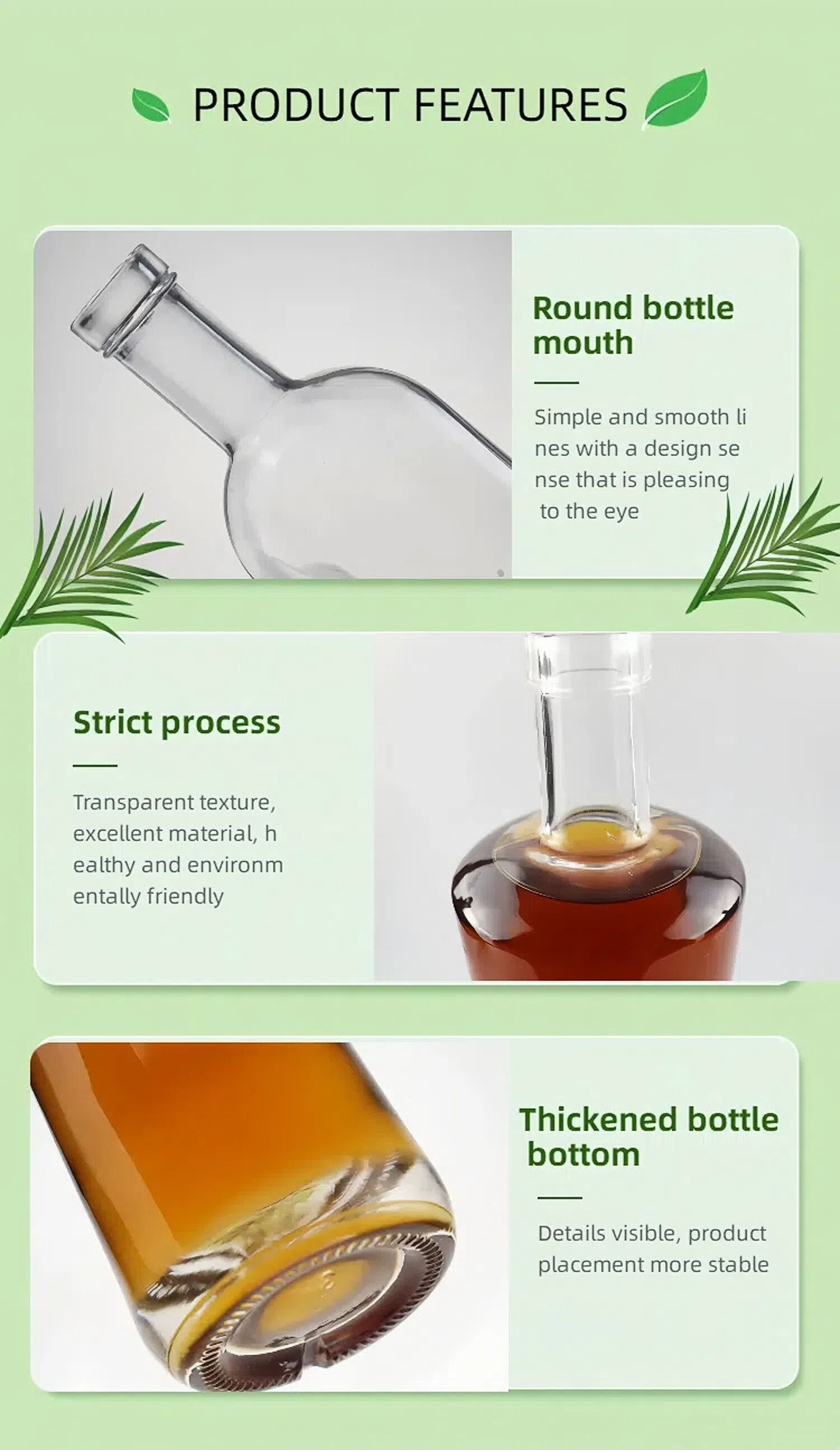 Glass Flask Bottles Glass Toner Bottle Empty Bottles Glass Bottle 350 ...