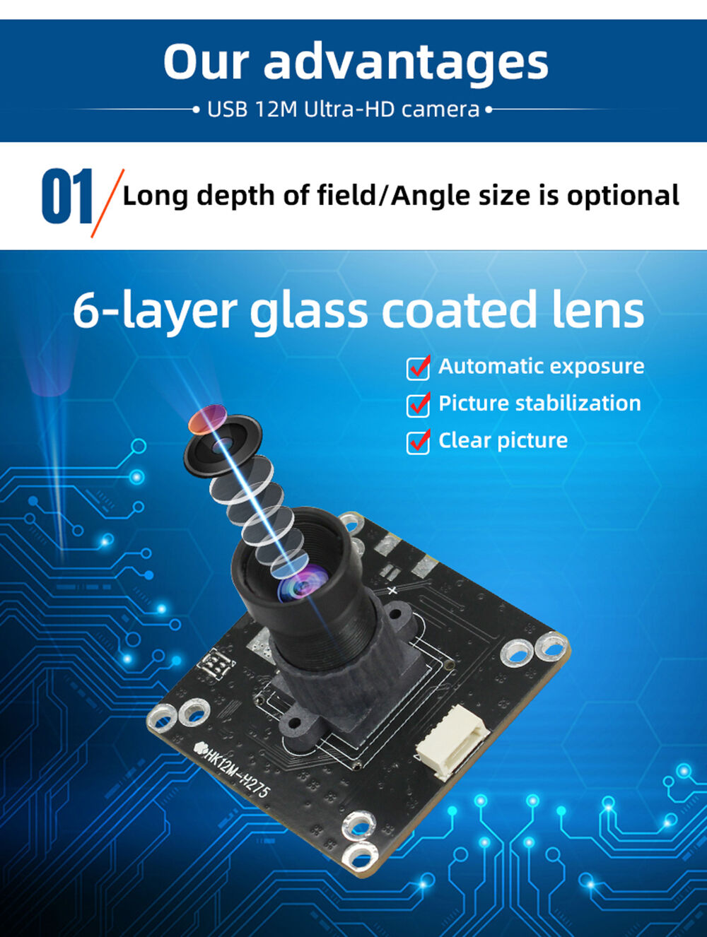 Buy Wholesale China 12mp Pixel Ultra-hd Color Global Exposure Camera ...