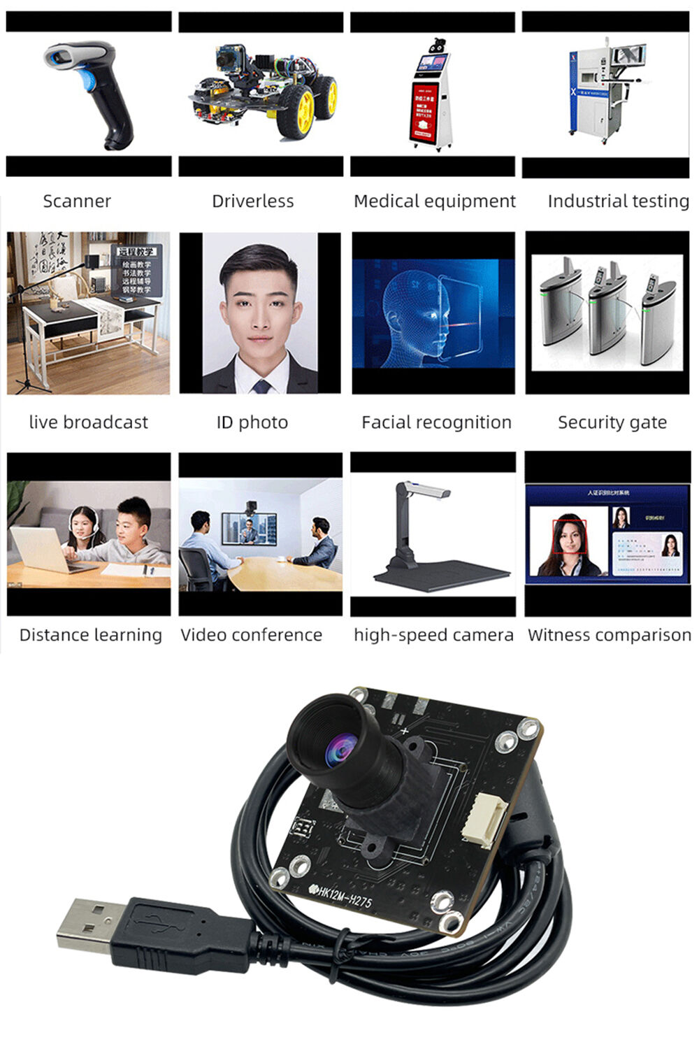 Buy Wholesale China 12mp Pixel Ultra-hd Color Global Exposure Camera ...
