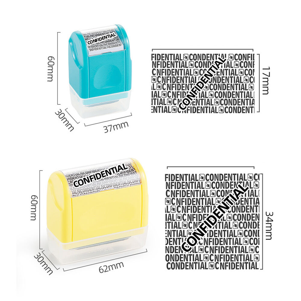 Hot Sell Portable Seal Roller Confidential Stamp Covering Garbled ...