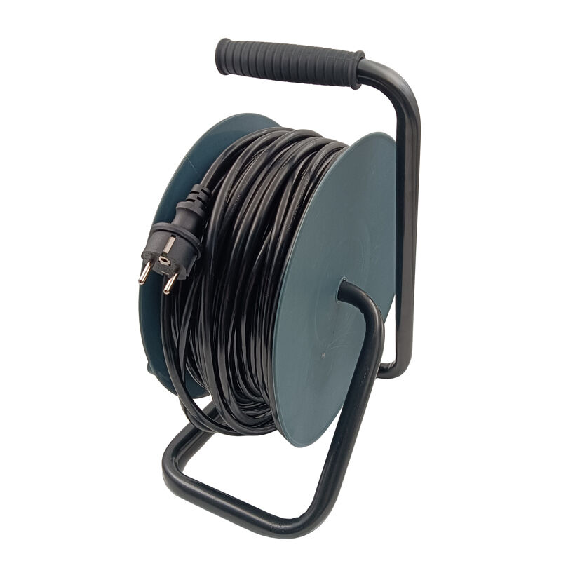 16a Eu Extension Cable Reel 4 Sockets With Overload Protector 50m 3x1 ...