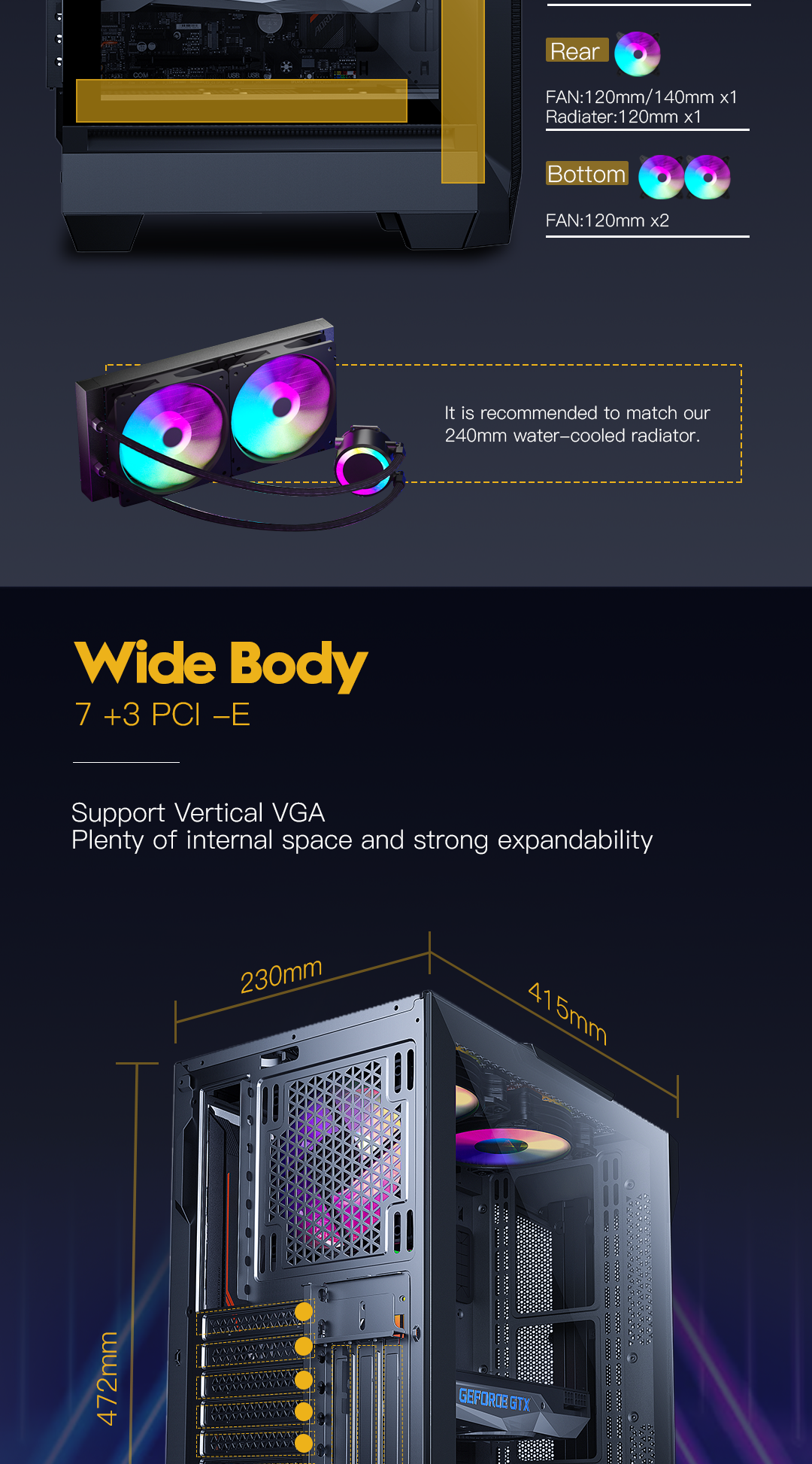 Bulk Buy China Wholesale Computer Box Matx Gaming Computer Case Oem Odm ...