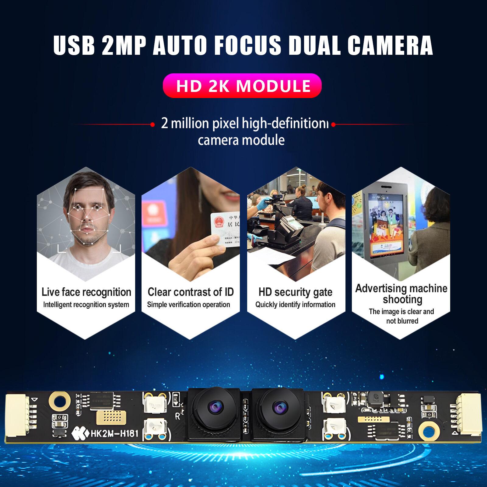 Buy Wholesale China Hd 1080p Dual Lens Camera Module Usb Driver Free ...