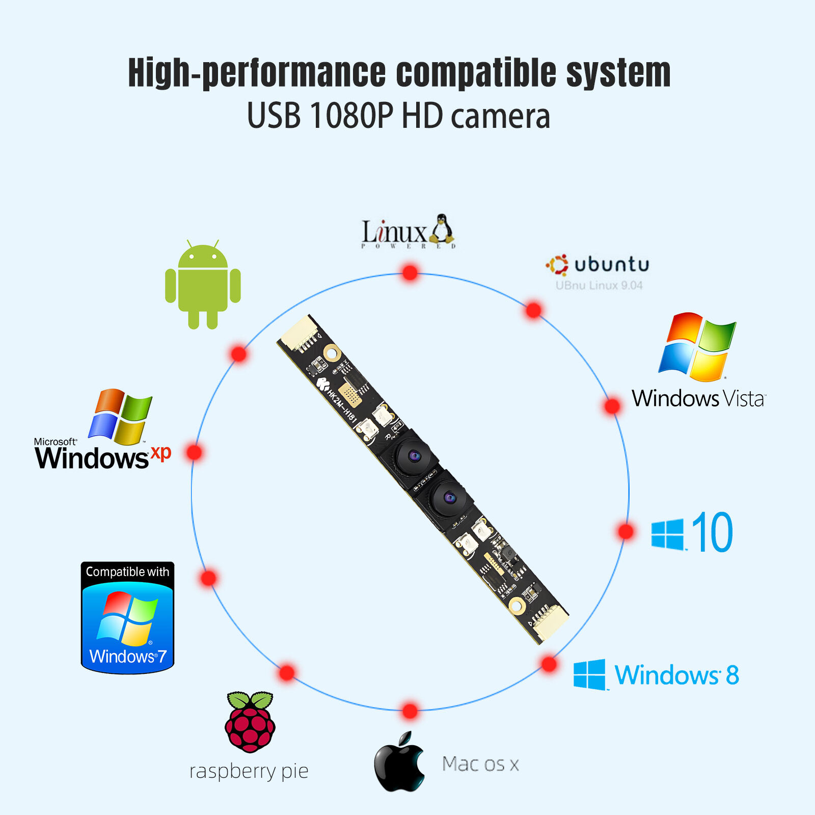 Buy Wholesale China Hd 1080p Dual Lens Camera Module Usb Driver Free ...