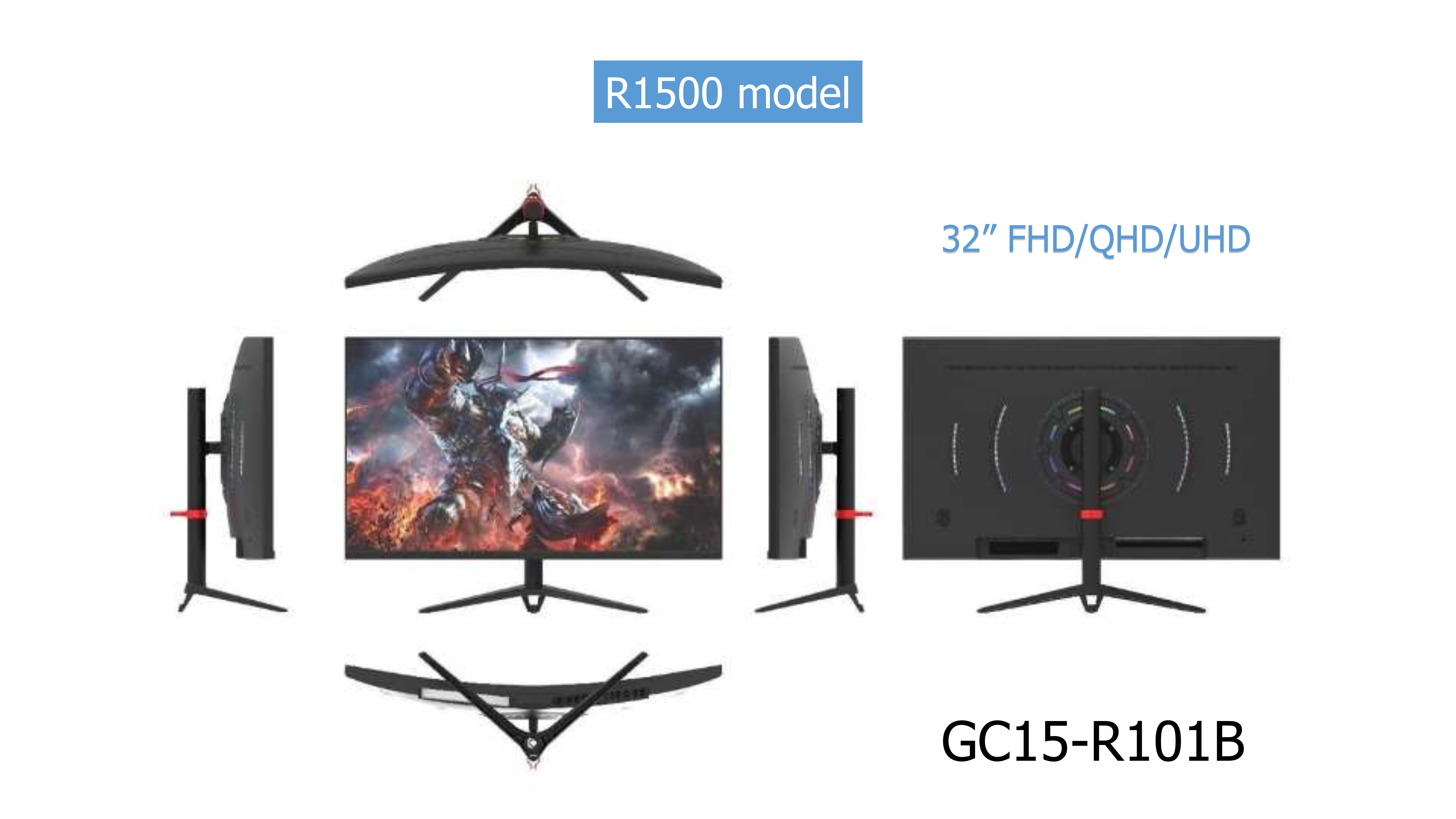 Buy China Wholesale Oem 2k /4k Curved R1500 27 Inch Va 144hz Gaming ...