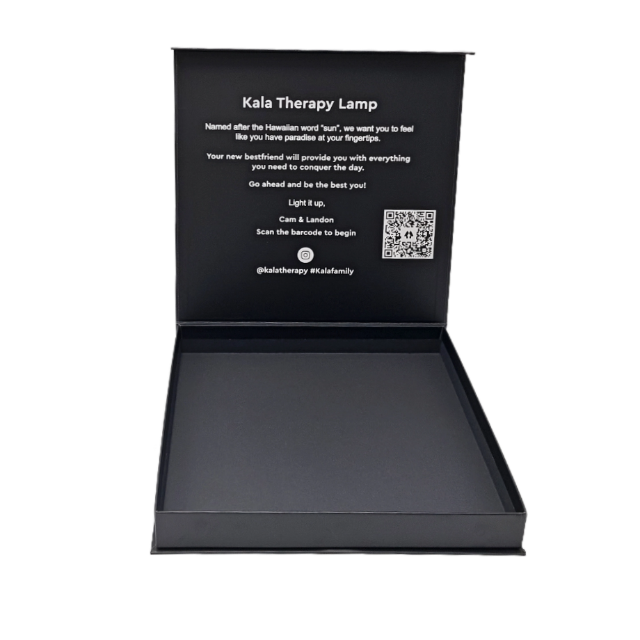 Cool Black Custom Cardboard Flip Top Box With Matte Lamination For Clothes Shoes Hats Scarves ...