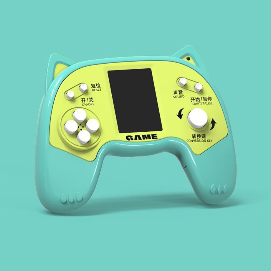 A Cat Ear Mini Handle Game Console Pocket Toy Handle Game Puzzle Game ...