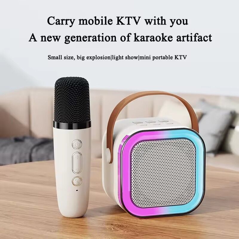 Portable Colorful Karaoke Sound System K12mini Speaker Bluetooth Sans ...