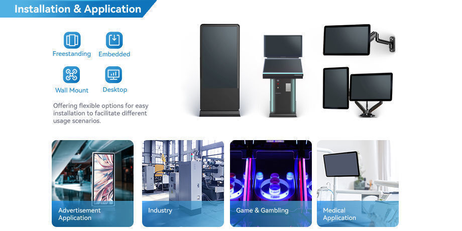 Industrial Waterproof Touch Screen High Resolution Lcd Monitor ...